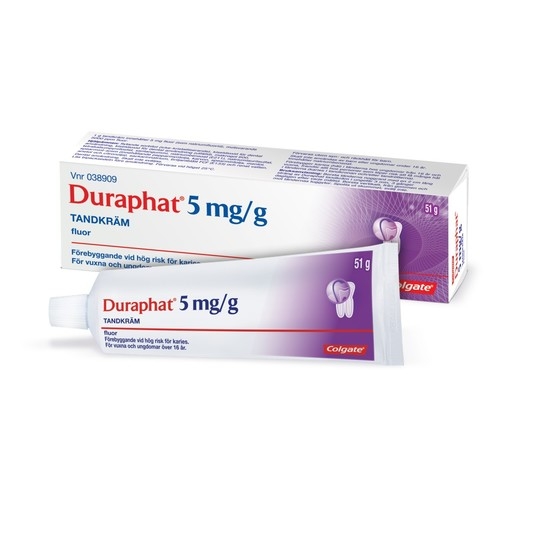Köp Duraphat tandkräm 5 mg/g 1 x 51 g - på MEDS.se