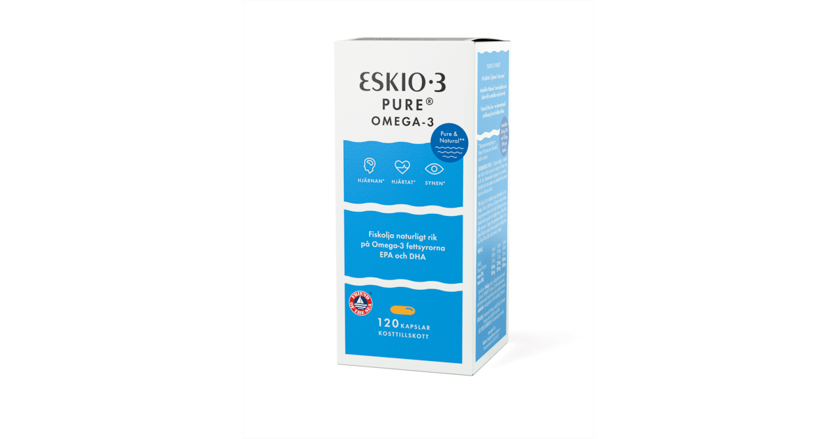 Köp ESKIO-3 Pure Omega-3 120 kapslar - på MEDS.se