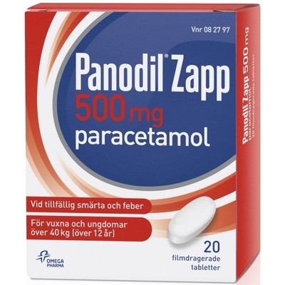 Köp Panodil Pulver till oral lösning 500 mg 12 st - på MEDS.se